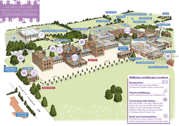 Campus Map - 2022 - Dulwich College Sports Club